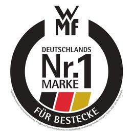 WMF Besteck-Set "Palma in klassisch-stilsicherer Optik, ergonomisch, Wellenschliff", 30 Stk., silber, Essbesteck-Sets, sp&uuml;lmaschinengeeignet,