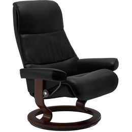 Relaxsessel stressless, B:82cm H:108cm T:81cm, schwarz, Leder BATICK: BATICK ist ein leicht korrigiertes, durchgef&auml;rbtes und genarbtes M&ouml;belleder,