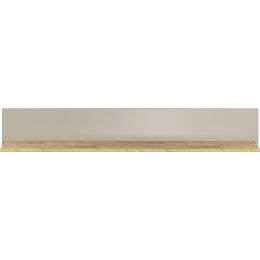 Wandboard Places of Style, B:140cm H:20cm T:22cmkaschmir und eiche, FSC-zertifizierter Holzwerkstoff, Regale, "San Pedro", Wandboard mit Ablage -