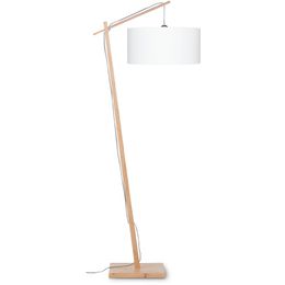 GOOD & MOJO Stehlampe "Andes", 1, Ø 47cm H: 176cm, weiß, Wohnzimmer, Leuchten