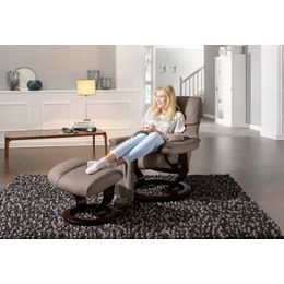 Relaxsessel stressless, B:74cm H:97cm T:74cm, braun, Leder PALOMA: Paloma ist ein durchgef&auml;rbtes Semianilin-M&ouml;belleder mit nat&uuml;rlicher Narbung. Es