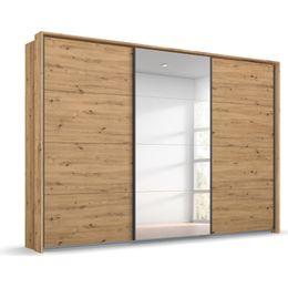 Schwebet&uuml;renschrank Rauch, B:278cm H:233cm T:68cm, braun, Holzwerkstoff, Schr&auml;nke, "Kleiderschrank Schrank Garderobe OTELI inkl. 3 Innenschubladen",