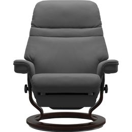 Relaxsessel stressless, B:88cm H:103cm T:78cm, grau, Leder BATICK: BATICK ist ein leicht korrigiertes, durchgef&auml;rbtes und genarbtes M&ouml;belleder, bei