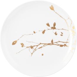 Seltmann Weiden Frühstücksteller "Liberty - Golden Rose Hip", 22,5cm, gold, Speiseteller, Teller rund 22,5 cm