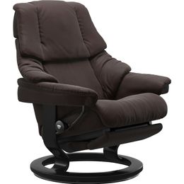 Relaxsessel stressless, B:88cm H:98cm T:77cm, braun, Leder BATICK: BATICK ist ein leicht korrigiertes, durchgef&auml;rbtes und genarbtes M&ouml;belleder, bei