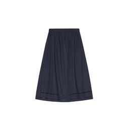 Damen Midirock "moshi moshi mind Skirt Brill"schwarz navy, Gr. S, MOSHI MOSHI MIND, Obermaterial: 100% Baumwolle, Röcke