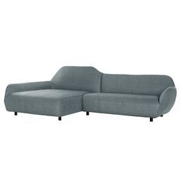Ecksofa, B:298cm H:91cm T:164cm, grau, CREATION BY ROLF BENZ, Luxus-Microfaser (100% Polyester), Wohnzimmer, Sofas, "CR.480, Designecksofa, L-Form",