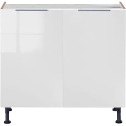 Sp&uuml;lenschrank Optifit, B:90cm H:87cm T:58,4cm, wei&szlig;, K&uuml;che, Schr&auml;nke, "Tara", Breite 90 cm