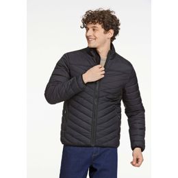 LINDBERGH Herren Steppjacke "LINDBERGH Wattierte Jacke", schwarz, Gr. M, Obermaterial: 100% Polyamid; Futter: 100% Polyester; F&uuml;llung: 100%