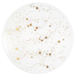 Seltmann Weiden Speiseteller "Liberty - Golden Stars", 27,9cm, gold, Speiseteller, Teller rund 27,5 cm