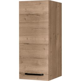 H&auml;ngeschrank Nobilia, B:30cm H:72cm T:37,2cm, braun, K&uuml;che, Schr&auml;nke, ""Structura", Ausrichtung w&auml;hlbar, vormontiert", in drei Breiten: 30, 45 und 60