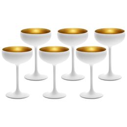 STÖLZLE Sektglas "Sektschalen Elements 230 ml 6er Set", gold, Trinkgefäße