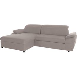 Ecksofa, B:278cm H:98cm T:165cm, beige, exxpo - SOFA FASHION, Wohnzimmer, Sofas, "Kyoto, inkl. Kopfteil- und Armteilverstellung, hoher Sitzkomfort",