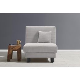 ell+ell Sessel ELL + ELL, B:85cm H:90cm T:100cm, grau, 92% Polyester 8% Nylon, Wohnzimmer, Sessel, "Enny"