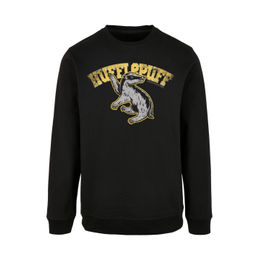F4NT4STIC Herren Sweatshirt "Harry Potter Hufflepuff Sport Emblem", schwarz, Gr. XS, Obermaterial: 50% Baumwolle, 50% Polyester, Sweatshirts, Print