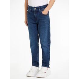 Tommy Hilfiger Jungen Skinny-fit-Jeans "SCANTON Y CORAL BLUE DENIM", blau, Gr. 16, unifarben, Denim/Jeans, Obermaterial: 98% Baumwolle, 2% Elasthan,