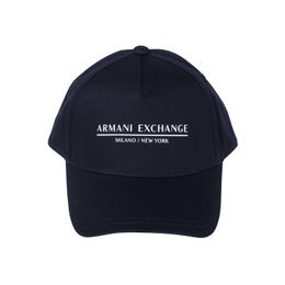 Armani Exchange Herren Snapback Cap "Cap", blau, Obermaterial: 100% Baumwolle CO., Caps