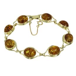 OSTSEE-SCHMUCK Damen Armband "- Lisa - Gold 333/000 - Bernstein", Gelbgold 333, gold, Gelbgold 333, Armbänder