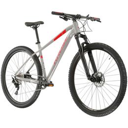 KROSS Mountainbike "KROSS MTB Hardtail Level 4.0 29" grau 10 G&auml;nge", 56cm, 29 Zoll (73,66cm) hinten: 29 Zoll (73,66cm), grau, Fahrr&auml;der