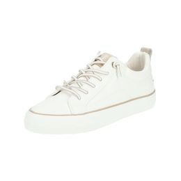 Mustang Shoes Damen Sneaker "Mustang Shoes Sneaker Lederimitat/Textil", Gr. 41, weiß, Lederimitat, Textil, Schuhe