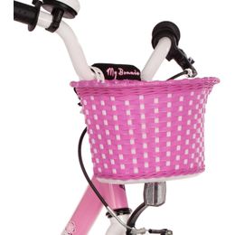 Bachtenkirch Kinderfahrrad ""MY BONNIE" rosa/ wei&szlig;", 23cm, 12,5 Zoll (31,75cm) hinten: 12 Zoll (30,48cm), rosa, Fahrr&auml;der
