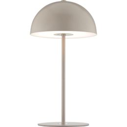 Tischleuchte "Linnea Akku Variante", 1, Ø 20cm H: 38cm, 1 Stk., beige, LeGer Home by Lena Gercke, Wohnzimmer, Leuchten, Pilzleuchte mit Akku, Höhe 38