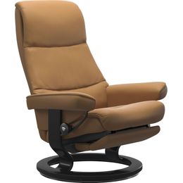 Relaxsessel stressless, B:91cm H:109cm T:82cmnew caramel batick, Leder BATICK: BATICK ist ein leicht korrigiertes, durchgef&auml;rbtes und genarbtes