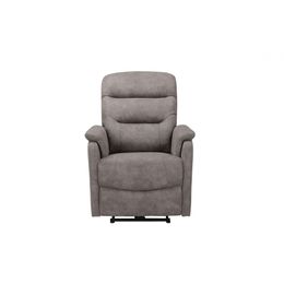 Relaxsessel Home Affaire, B:82cm H:102cm T:98cm, grau, 100% Polyester, Wohnzimmer, Sessel, "Coullon, TV-Sessel mit Schlaffunktion", Relaxfunktion mit
