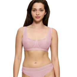 Triumph Damen Bügel-BH "Aura Spotlight T", Gr. 85, rosa, Spitze, Obermaterial: 85% Polyamid, 15% Elasthan, unifarben, BHs, moderne Grafikspitze,