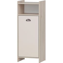 Midischrank Welltime, B:40,2cm H:104cm T:33cm, beige, FSC-zertifizierter Holzwerkstoff, Badezimmer, Schränke, "Lindholm"