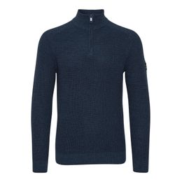 11 Project Herren Troyer "Troyer PRAmilcar", blau, Gr. XXL, meliert, Obermaterial: 100% Baumwolle CO., Pullover