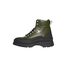N91 Herren Schnürboots "Style Choice FI1", Gr. 42, grün, Leder, Schuhe
