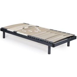Lattenrost REVOR BEDDING, B:70cm H:11,5cm L:210cm, grau, Lattenroste, "WIMAFLEX"