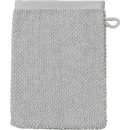Waschhandschuh Ross, B:16cm L:21cm, grau, Frottier, Handt&uuml;cher, "SELECTION", 100 % Bio-Baumwolle