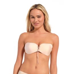 Damen Klebe-BH "Va-Va-Voom Bra", MAGIC BODYFASHION, rosa, Obermaterial: 82% Polyamid, 18% Elasthan, unifarben, BHs, vorn mit Schnürung
