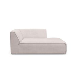 Ottomane OTTO HOME, B:100cm H:70cm T:162cm, beige, Struktur fein (100% Polyester);Samtoptik (100% Polyester);Samtcord (92% Polyester, 8% Polyamid),