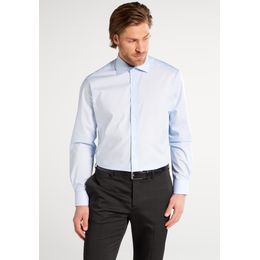 Eterna Herren Langarmhemd "MODERN FIT"hellblau, Gr. 48, Popeline, 100% cotton, Hemden, NON IRON (b&uuml;gelfrei)