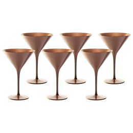 STÖLZLE Cocktailglas "Cocktailschalen Elements 240 ml 6er Set", braun, Trinkgefäße
