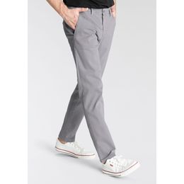 MAC Herren Chinohose "Driver", silber, Gr. 40, unifarben, Web, Obermaterial: 89% Baumwolle, 8% Polyester, 3% Elasthan, Hosen, mit Stretch