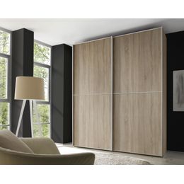 Schwebet&uuml;renschrank STAUD, B:200cm H:222cm T:68cm, braun, Holzwerkstoff, Schr&auml;nke, "Sinfonie Plus, edles Design in hochwertiger Qualit&auml;t, Made in