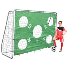 BEST Sporting Kinder Fußballtor, B/H/L: 240cm x 170cm x 85cm, 1 Stk. Kunstfaser Stahl, bunt, Kunstfaser, Stahl, B:240cm H:170cm L:85cm, Sport-Tore,