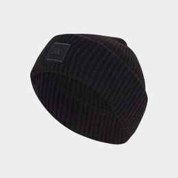 Damen Beanie "WID CUFF BEANIE", schwarz, adidas Performance, Obermaterial: 53% Polyester, 47% Polyacryl, M&uuml;tzen