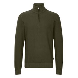 Blend Herren Troyer "Troyer BHPullover", gr&uuml;n, Gr. XXL, unifarben, Feinstrick, Obermaterial: 100% Baumwolle CO., Pullover