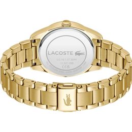 Lacoste Damen Multifunktionsuhr "ORSAY", gold, Armbanduhren, Quarzuhr, Armbanduhr, Damenuhr, Datum, Edelstahlarmband
