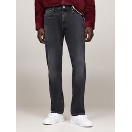 Tommy Jeans Herren Slim-fit-Jeans "Ryan Regular Slim Straight", 30, Länge 34, schwarz, Denim/Jeans, Obermaterial: 99% Baumwolle, 1% Elasthan, Jeans,