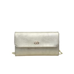 Damen Clutch "Eleganz", Collezione Alessandro, gold, Leder, Taschen, aus Leder, mit separaten F&auml;chern