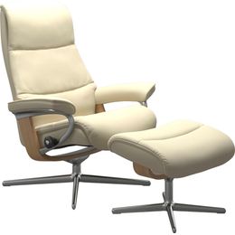 stressless "View" mit Cross Base, Gr&ouml;&szlig;e S, M & L, Holzakzent Eiche