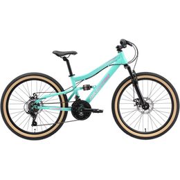 Bikestar Jugendfahrrad, 33cm, 24 Zoll (60,96cm), grün, Fahrräder