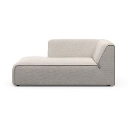 Ottomane OTTO HOME, B:100cm H:70cm T:162cm, grau, 100% Polyester, Sofas, "Merid Chaiselongue, Maße B/T/H: 100/162/70 cm", als Modul oder separat