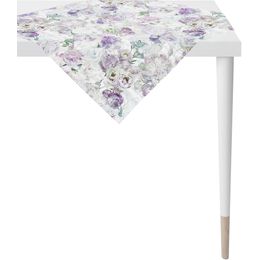 Mitteldecke Apelt, B:88cm L:88cm, bunt, Baumwolle, Polyester, Tischdecken, "6448 SPRINGTIME, Fr&uuml;hjahrsdeko, Fr&uuml;hling", Digitaldruck